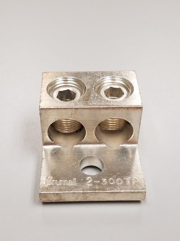 2-300TP Lug with Turn Prevent – Aluminum – Brumall Inc.